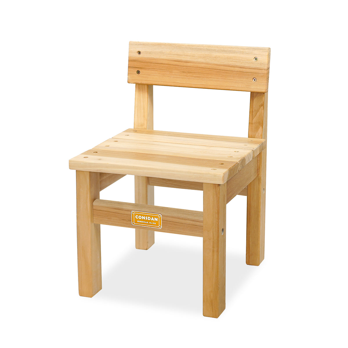 Solid Poplar Hardwood Kids Chair