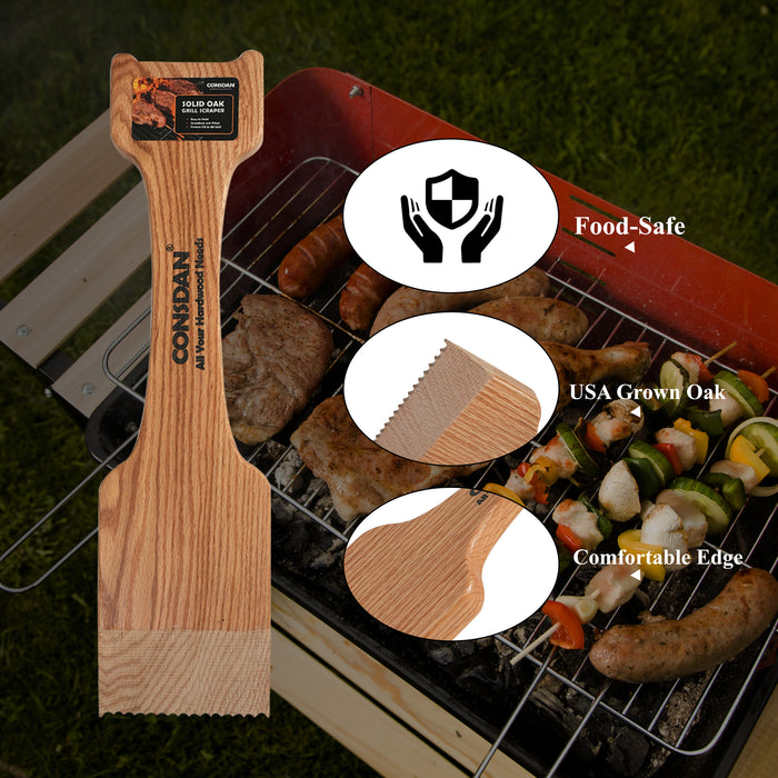 Wooden Spatula Weber Cast-Iron Griddle For Weber Traveler Grill Griddle ...
